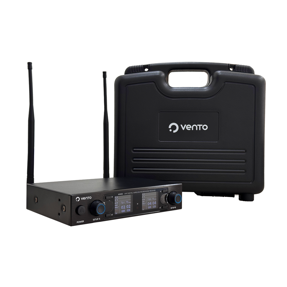 Receptor de Señal Inalámbrico Vento WM232 – UHF Profesional