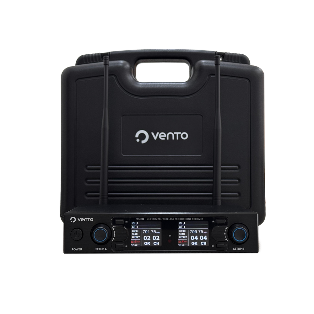 Receptor de Señal Inalámbrico Vento WM232 – UHF Profesional